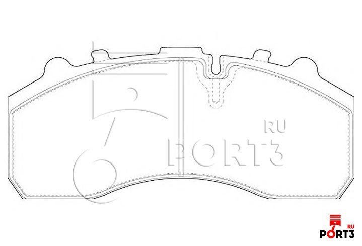 ABEX G6959HD Комплект тормозных колодок, дисковый тормоз