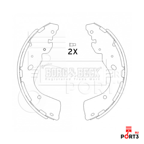 A.B.S. 9288 Комплект тормозных колодок
