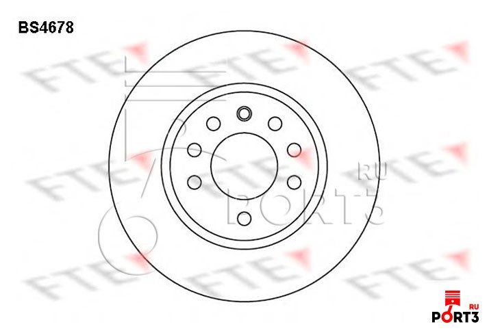 BS4678 Тормозной диск FTE - описание, фото, аналоги
