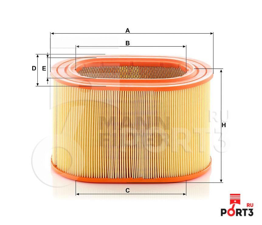 MANN-FILTER C24135 Воздушный фильтр