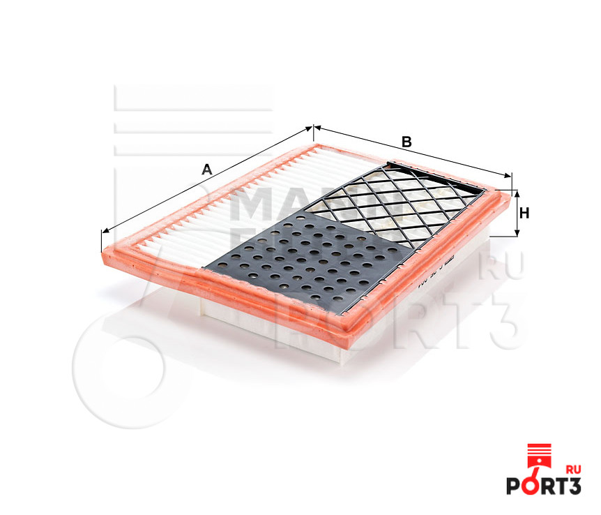 MANN-FILTER C25004 Фильтр воздушный левая сторона MERCEDES GL X164 07 ...