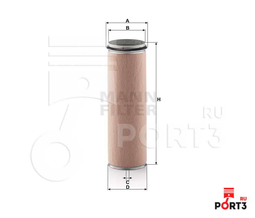 MANN-FILTER CF1600 Фильтр воздушный