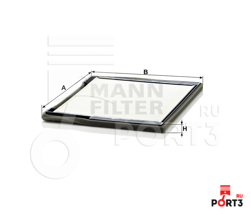 MANN-FILTER CU3136 Фильтр, воздух во внутренном пространстве