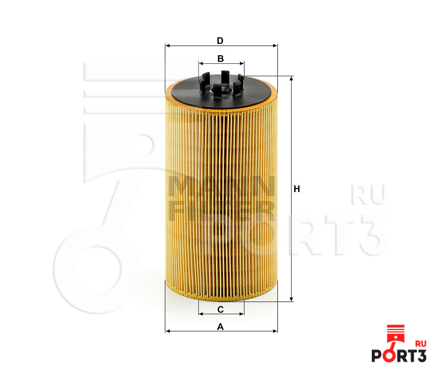 MANN-FILTER HU13125X Масляный фильтр