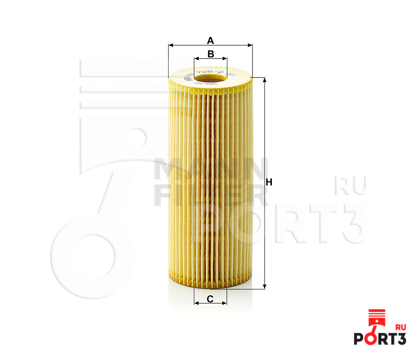 MANN-FILTER HU7262X Масляный фильтр