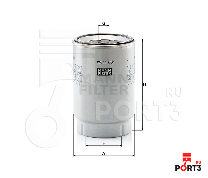 MANN-FILTER WK11001X Топливный фильтр