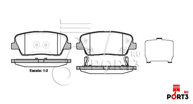 BOSCH 0986495165 Комплект тормозных колодок, дисковый тормоз