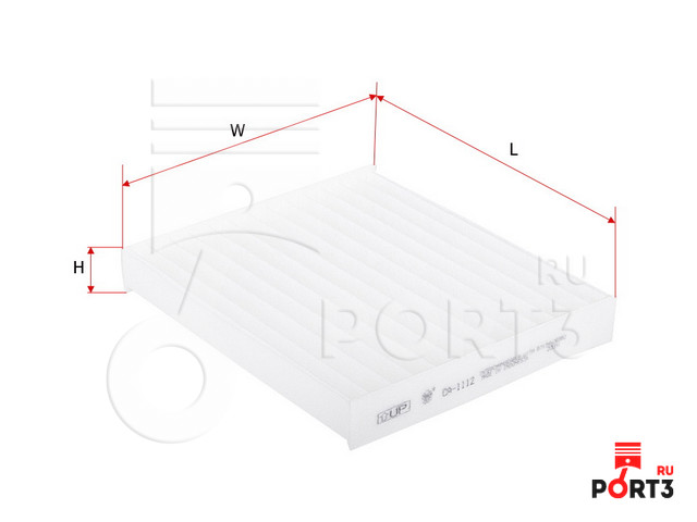 SAKURA CA1112 Фильтр, воздух во внутренном пространстве