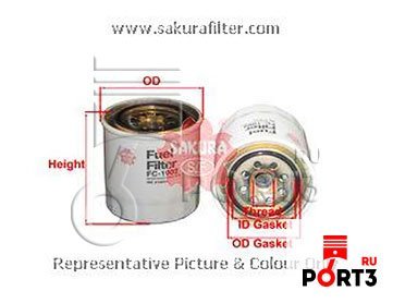 SAKURA FC1002 Топливный фильтр