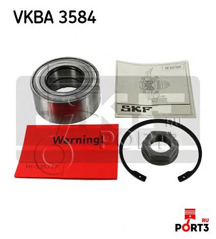 VKBA 3584 Комплект подшипника ступицы колеса SKF (СКФ) - описание, фото ...