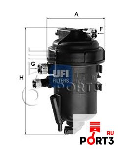 UFI 5517800 Топливный фильтр